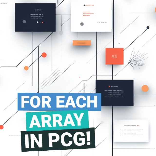 Use FOR EACH in PCG - easy Array loops | Community tutorial