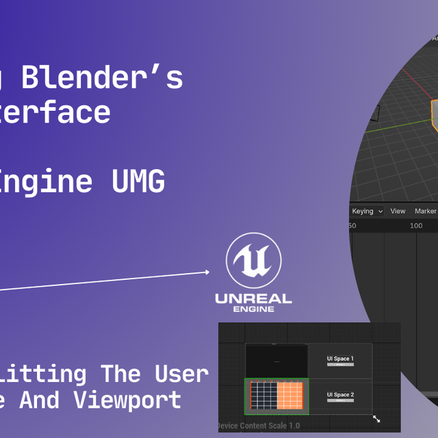 UE5 UMG: Creating Blender's User Interface In Unreal Engine| Part 1: Splitting the Viewport ...