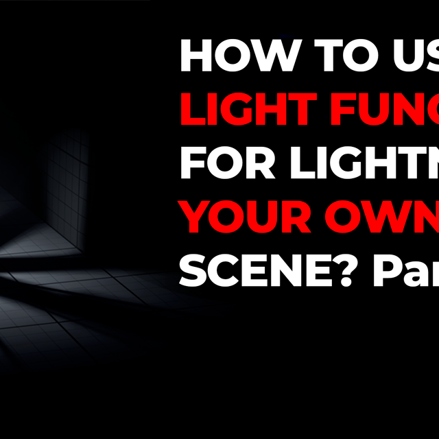 Unreal Engine Light Function. Static Texture. | Как сделать красивую тень без объекта. | Часть 1 ...