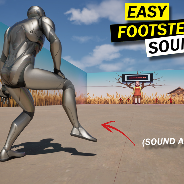 How to Add Footsteps Sounds to Your Character in UE | Community tutorial